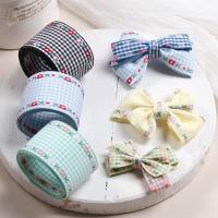 China 7mm-38mm Blue Embroidered Ribbon ISO9001 Embroidered Floral Ribbon for sale