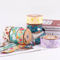 China Polyester Double Sided Printed Ribbon 25mm-40mm Wide ISO9001 for sale