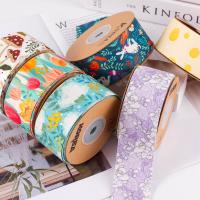 China Polyester Double Sided Printed Ribbon 25mm-40mm Wide ISO9001 for sale