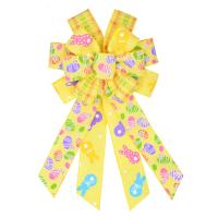 China Cartoon Egg Rabbit Easter Ribbon Bow - 50 Yard Roll, 25mm Width for Festival Decoration and Gift Wrapping for sale