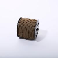 China 3mm Double-Sided Suede Leather Velvet Ribbon - 100 Yards Length for Crafts and Gift Wrapping for sale