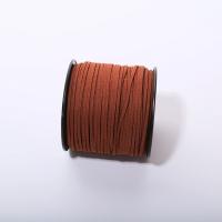 China 3mm Double-Sided Suede Leather Velvet Ribbon - 100 Yards Length for Crafts and Gift Wrapping for sale