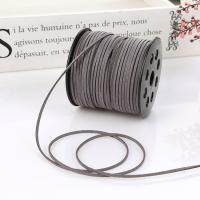 China 3mm Double-Sided Suede Leather Velvet Ribbon - 100 Yards Length for Crafts and Gift Wrapping for sale