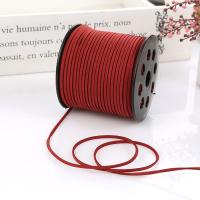 China 3mm Double-Sided Suede Leather Velvet Ribbon - 100 Yards Length for Crafts and Gift Wrapping for sale
