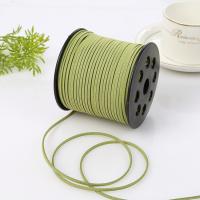 China 3mm Double-Sided Suede Leather Velvet Ribbon - 100 Yards Length for Crafts and Gift Wrapping for sale