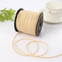 China 3mm Double-Sided Suede Leather Velvet Ribbon - 100 Yards Length for Crafts and Gift Wrapping for sale