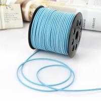 China 3mm Double-Sided Suede Leather Velvet Ribbon - 100 Yards Length for Crafts and Gift Wrapping for sale