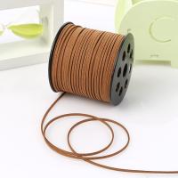 China 3mm Double-Sided Suede Leather Velvet Ribbon - 100 Yards Length for Crafts and Gift Wrapping for sale