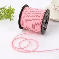 China 3mm Double-Sided Suede Leather Velvet Ribbon - 100 Yards Length for Crafts and Gift Wrapping for sale