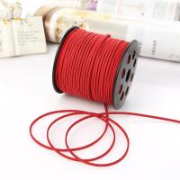 China 3mm Double-Sided Suede Leather Velvet Ribbon - 100 Yards Length for Crafts and Gift Wrapping for sale
