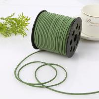 China 3mm Double-Sided Suede Leather Velvet Ribbon - 100 Yards Length for Crafts and Gift Wrapping for sale