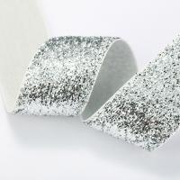 China 10mm-75mm Shinny Glitter Velvet Ribbon 50 Yards Double-Faced for Gift Wrapping and Crafts for sale