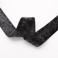 China Shinny Glitter Silver Gold Velvet Ribbon 10mm-38mm Width 10 Yards Length for Luxury Crafts and Gift Wrapping for sale