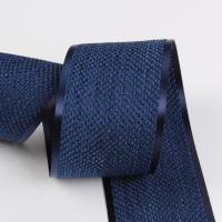 China Korea Polyester Cotton Velvet Ribbon 10mm-40mm Width with 50 Yard Length for Crafts and Gift Wrapping for sale