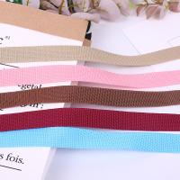 China 20mm-50mm UV Resistant Polypropylene Webbing with 0.5mm Thickness and 500 Lbs Tensile Strength for sale