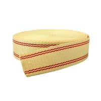 China 25mm Yellow Fire Retardant Kevlar Webbing - 1000°C Heat Resistance, 1.0mm Thickness for Firefighting & Rescue for sale