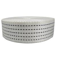 China Lightweight UHMWPE Webbing 1.0mm Thickness 2 Inch Width UV Resistant Weatherproof Strapping for sale