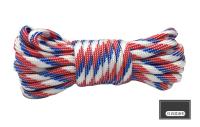 China 5mm Double Braided Polyester Nylon Rope 100 Feet Length 1200 Lbs Strength ISO9001 Certified for sale