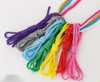 China 3mm Pink Purple Polypropylene Rope 100ft Double Braided 1200Lbs Strength for DIY Crafts and Bag Handles for sale