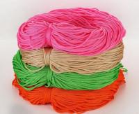 China 3mm Pink Purple Polypropylene Rope 100ft Double Braided 1200Lbs Strength for DIY Crafts and Bag Handles for sale