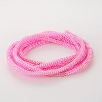 China 3mm Pink Purple Polypropylene Rope 100ft Double Braided 1200Lbs Strength for DIY Crafts and Bag Handles for sale