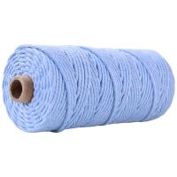 China Green 3 Strand Twisted Nylon Rope 3mm Diameter 550lb Strength 50ft Length for Macrame Crafts for sale