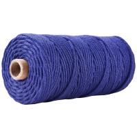 China Green 3 Strand Twisted Nylon Rope 3mm Diameter 550lb Strength 50ft Length for Macrame Crafts for sale