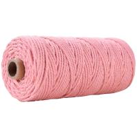China Green 3 Strand Twisted Nylon Rope 3mm Diameter 550lb Strength 50ft Length for Macrame Crafts for sale