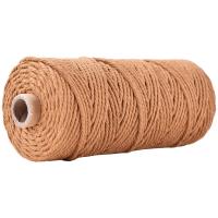 China Green 3 Strand Twisted Nylon Rope 3mm Diameter 550lb Strength 50ft Length for Macrame Crafts for sale