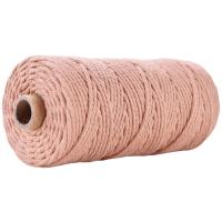 China Green 3 Strand Twisted Nylon Rope 3mm Diameter 550lb Strength 50ft Length for Macrame Crafts for sale