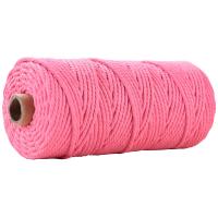 China Green 3 Strand Twisted Nylon Rope 3mm Diameter 550lb Strength 50ft Length for Macrame Crafts for sale