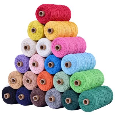 China Green 3 Strand Twisted Nylon Rope 3mm Diameter 550lb Strength 50ft Length for Macrame Crafts for sale