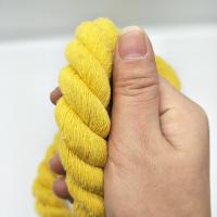 China 20mm Twisted Cotton Rope - 550 Pound Strength 3-Strand Cord for Crafts and Marine Use for sale