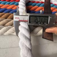 China 20mm Twisted Cotton Rope - 550 Pound Strength 3-Strand Cord for Crafts and Marine Use for sale
