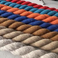 China 20mm Twisted Cotton Rope - 550 Pound Strength 3-Strand Cord for Crafts and Marine Use for sale