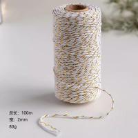 China 2mm Cotton Twisted Rope 550 Pounds Strength - 50ft Length for DIY Crafts and Macrame Projects for sale