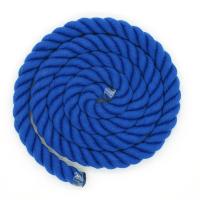 China 13mm Three Strand Cotton Rope - 550 lb Strength, 50 ft Length for Dog Leash & Climbing Applications for sale