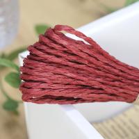 China GreatRibbon GR-00121 2-Strand Twisted Paper Cord 100m Eco-Friendly Craft Rope for Gift Wrapping for sale