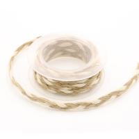 China 25mm Wired Jute Burlap Ribbon Roll - 50 Yard Length for Gift Packing and Garment Decoration for sale