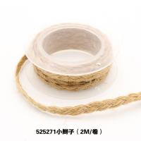 China 25mm Wired Jute Burlap Ribbon Roll - 50 Yard Length for Gift Packing and Garment Decoration for sale