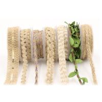 China 25mm Wired Jute Burlap Ribbon Roll - 50 Yard Length for Gift Packing and Garment Decoration for sale