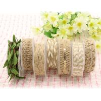 China 25mm Wired Jute Burlap Ribbon Roll - 50 Yard Length for Gift Packing and Garment Decoration for sale
