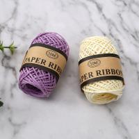 China 2mm Colored Paper Rope 10m Eco-Friendly Craft Twine for Gift Wrapping and DIY Projects for sale