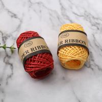 China 2mm Colored Paper Rope 10m Eco-Friendly Craft Twine for Gift Wrapping and DIY Projects for sale
