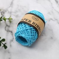 China 2mm Colored Paper Rope 10m Eco-Friendly Craft Twine for Gift Wrapping and DIY Projects for sale