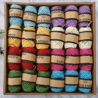 China 2mm Colored Paper Rope 10m Eco-Friendly Craft Twine for Gift Wrapping and DIY Projects for sale
