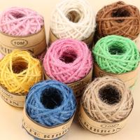 China 2mm Natural Jute Rope 10m Eco-Friendly Craft Cord for DIY Projects and Gift Wrapping for sale
