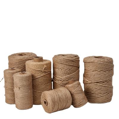 China 1mm-20mm Colored Jute Twine ISO9001 Certified Eco-Friendly Natural Rope 10m Length for sale