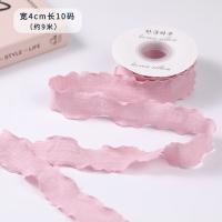 China GreatRibbon GR-00132 40mm Natural Jute Ribbon with Linen Wrinkle Edge - 10m Length for Crafts and Gift Wrapping for sale