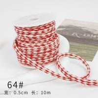 China Christmas Brown Burlap Ribbon 5mm-45mm Wired Jute Gift Wrapping Craft Material for sale
